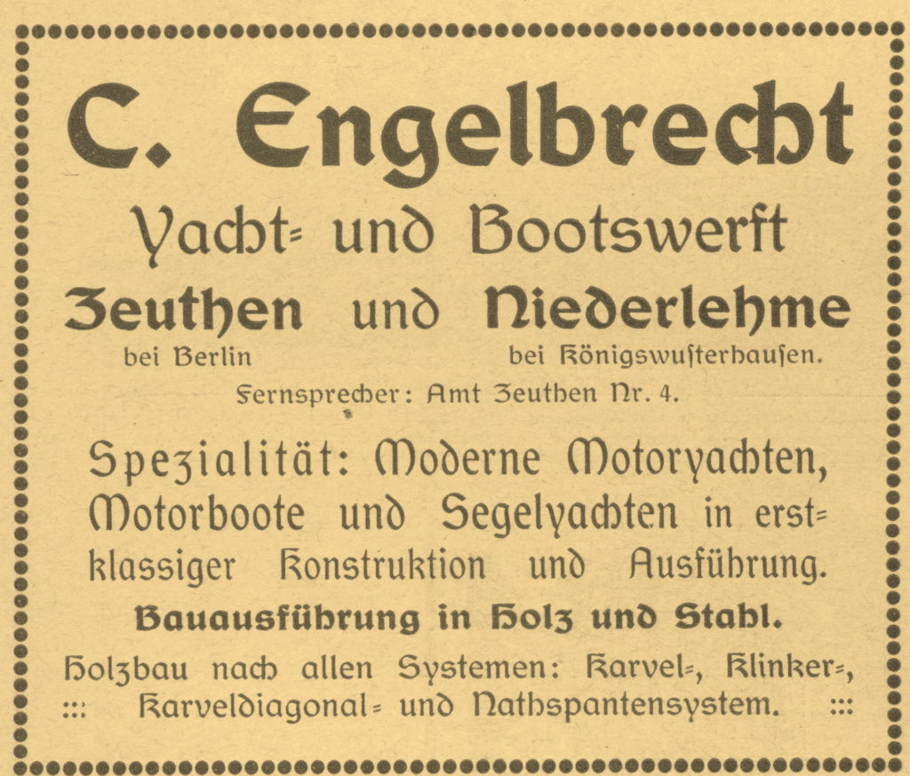 Yachtwerft Claus Engelbrecht - Klassik-Boote