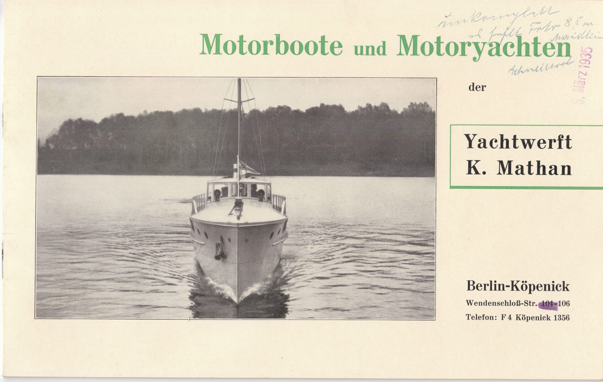 Yachtwerft Karl Mathan - Klassik-Boote